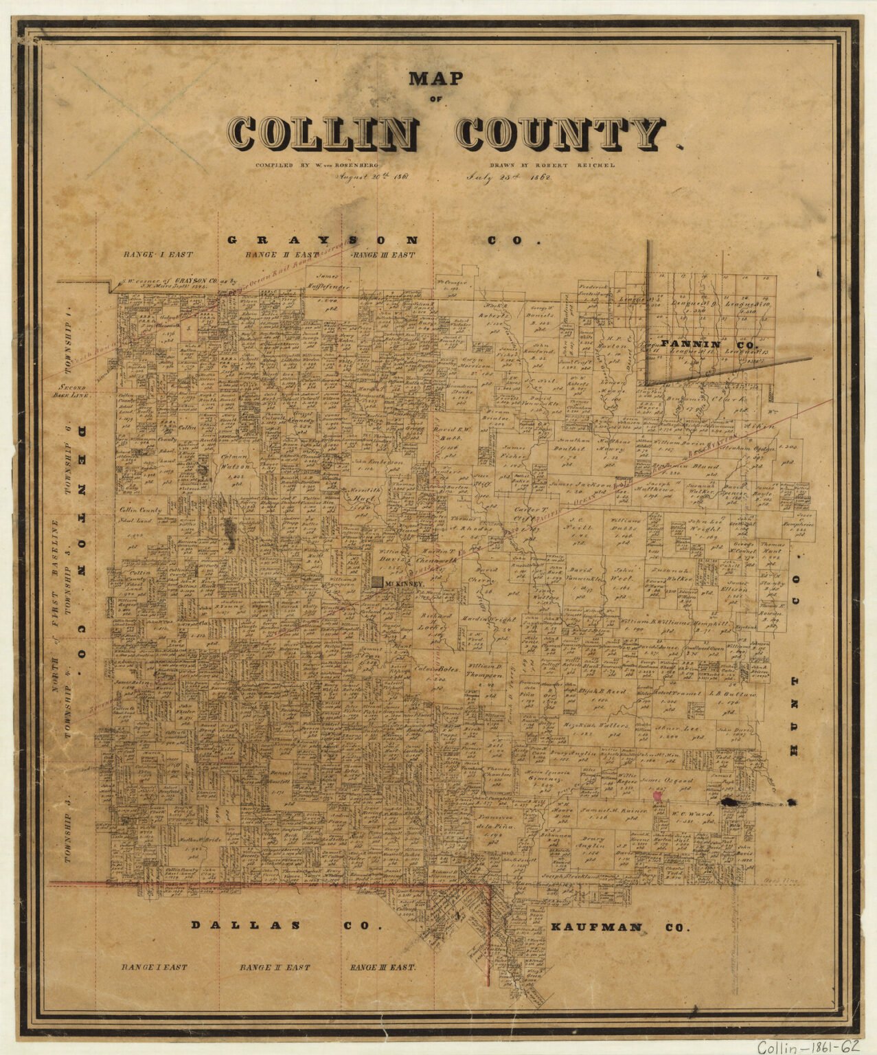 Map of Collin County | Legacy of Texas