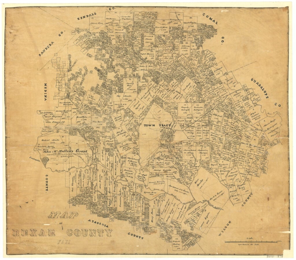 Map of Bexar County | Legacy of Texas
