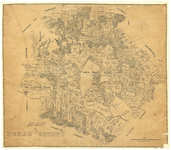 Map of Bexar County | Legacy of Texas