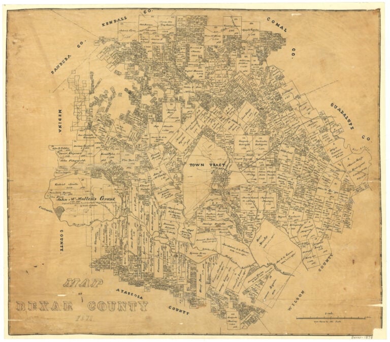 Map of Bexar County | Legacy of Texas