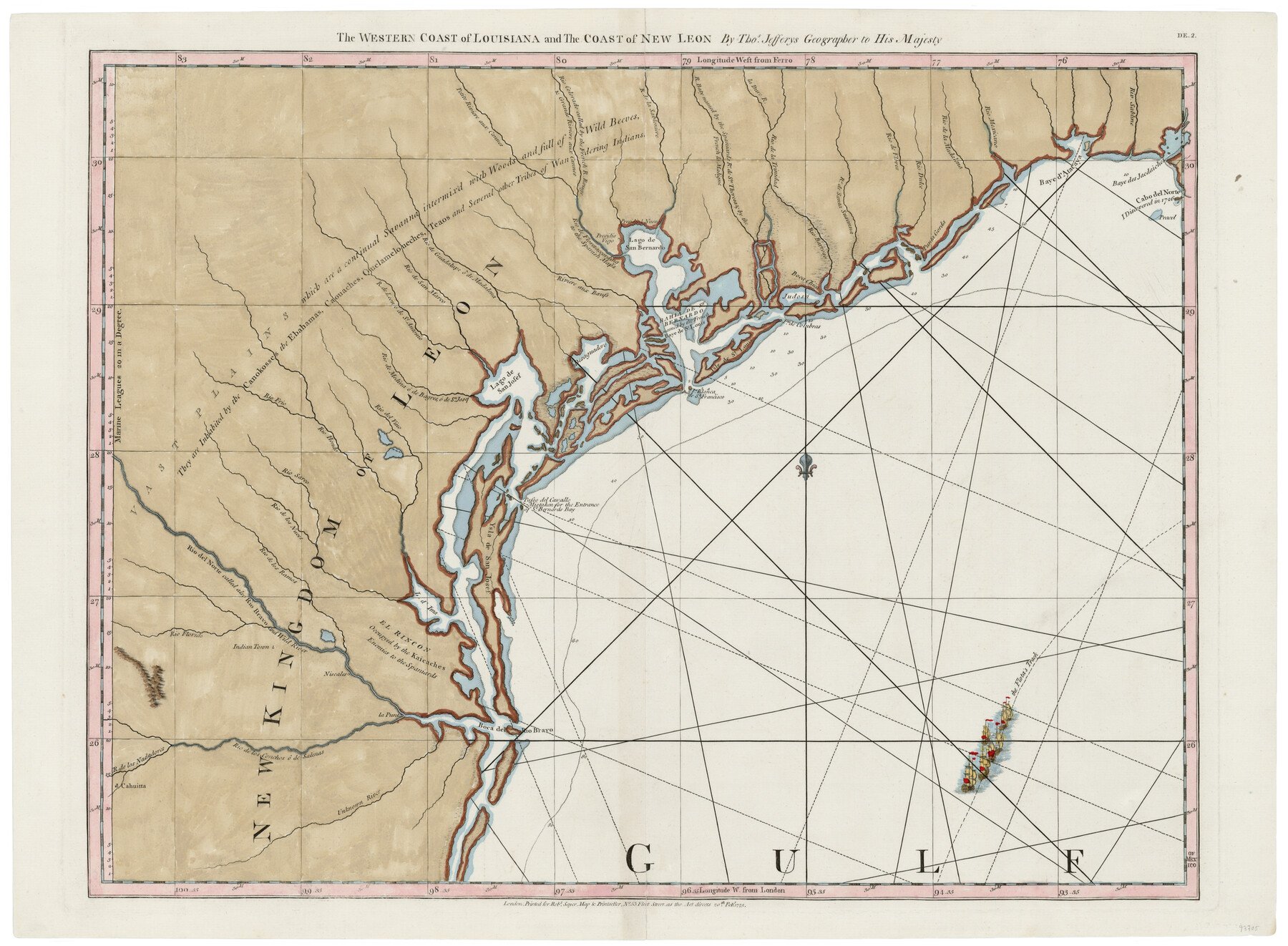 The Western Coast of Louisiana and The Coast of New Leon | Legacy of Texas